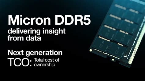 Micron Ddr5 Next Generation Memory Transforming Data Into Insight Youtube