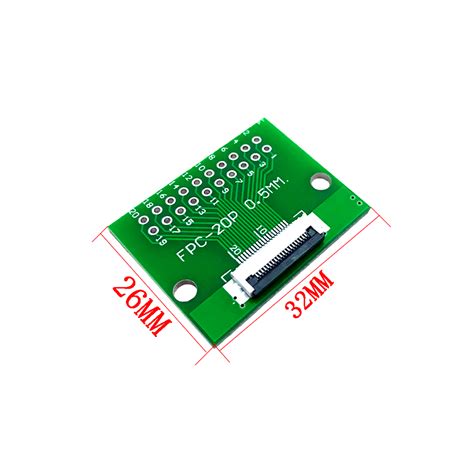 Fpc Circuit Board 0 5mm 20p Ffc Breakout Pcb Test Adapter • Mktechnic