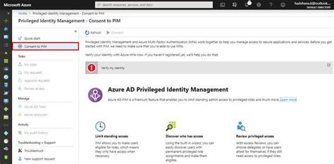 Azure Active Directory Azure Ad Privileged Identity Management Pim