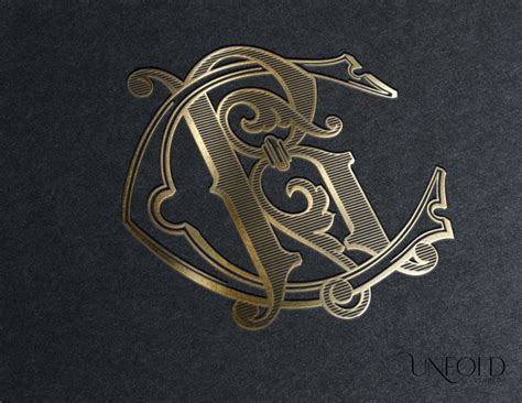 C And R Name Initials Classic Monograms Wedding Monogram Duogram Digital Interwoven Letters