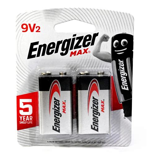 Energizer Max 9v Battery 2pcs Online At Best Price Lulu Kuwait