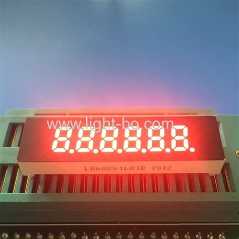 025 6 Digit Small Size 6 Digit 6 Digit Led Display6 Digit 7