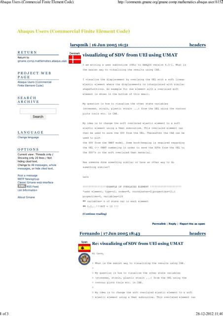 Abaqus Users Commercial Finite Element Code Pdf