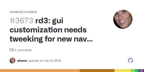 Rd3 Gui Customization Needs Tweeking For New Nav Scheme · Issue 3673 · Rundeckrundeck · Github