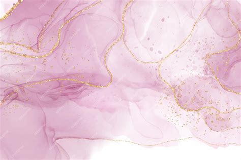 수채화 알코올 잉크 배경 무료 벡터