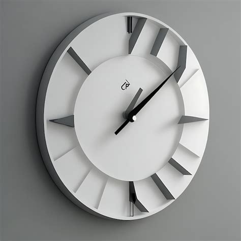 Premium AI Image Simple Clock Set