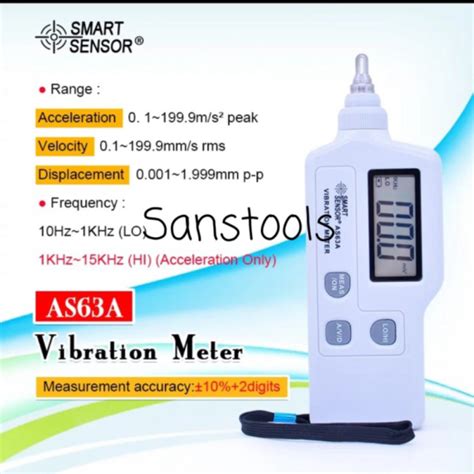 Jual Smart Sensor As63a Vibration Meter As 63a Vibrasi Tester Getaran Ori Limited Shopee Indonesia