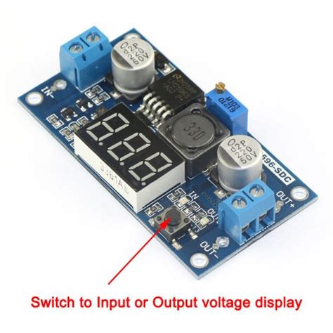 Lm2596 Step Down Dc Dc Converter With Voltage Meter Power Module