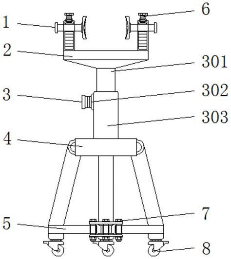 一种测绘用脚架的制作方法