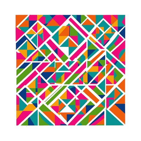 Premium Vector Modern Abstract Colorful Pattern