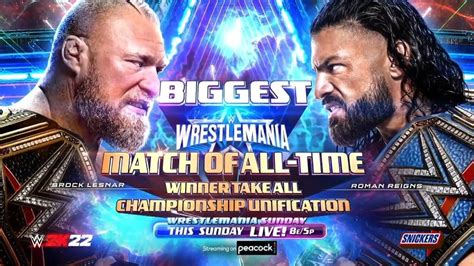 Wwe Wrestlemania 38 Official Match Card Night 2 Youtube