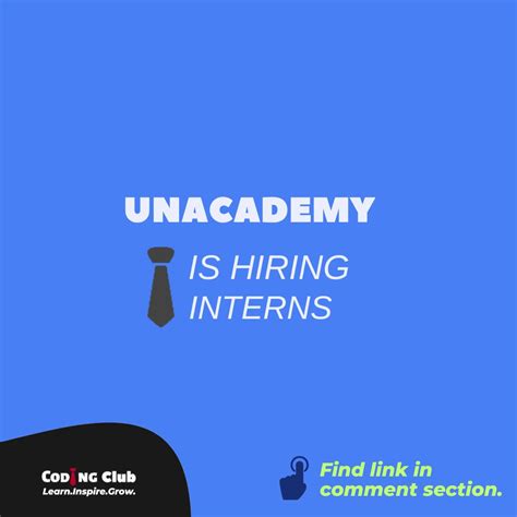 coding club on linkedin internship software hiring 30 comments