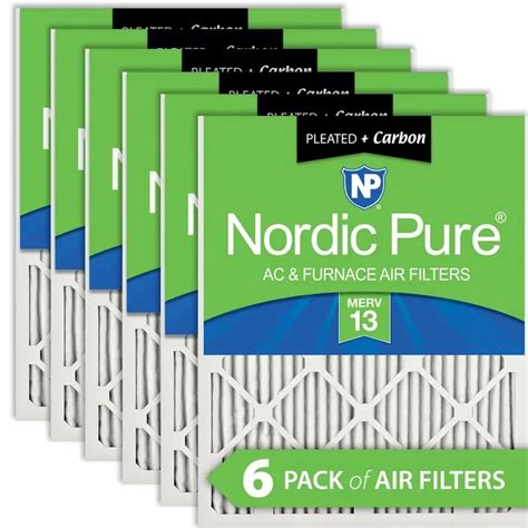 1712x27x1 Trane Replacement Merv 13 Plus Carbon Ac Furnace Filters 6