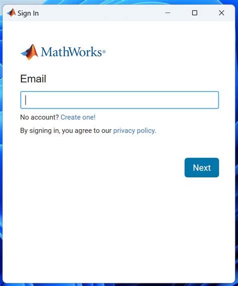 Mathworks Account