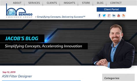 Top Marks For Asn Filter Designer From Jacob Beningo Asn Home