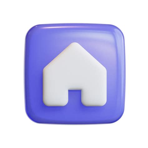 Premium Psd 3d Home User Interface Icons With Tile Cute Icons High