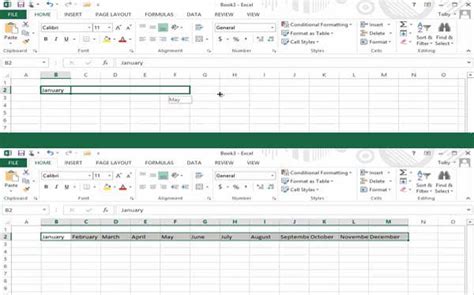 Free Online Tutorial How To Use Fill Function In Microsoft Excel 2013