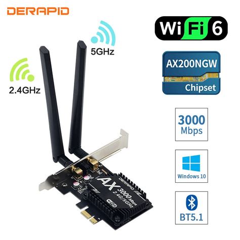 Wi Fi 6e Intel Ax210 2 4 Gbps Trådlöst Wifi 6 Ko Vicedeal