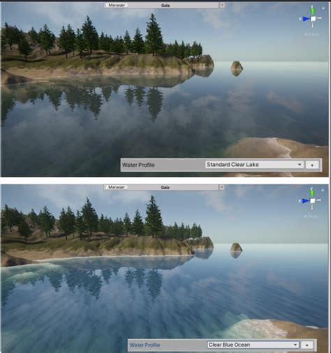 1d gaia water settings creating runtime canopy procedural worlds