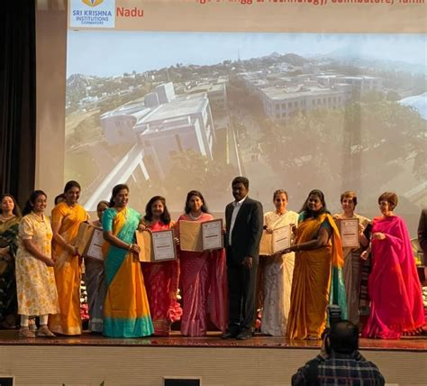 sri krishna college of engineering and technology on linkedin skcet aicte lilavati award 2021