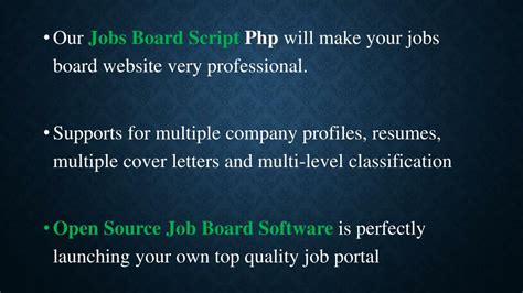 Ppt Job Board Script Job Board Script Php Open Source Job Board