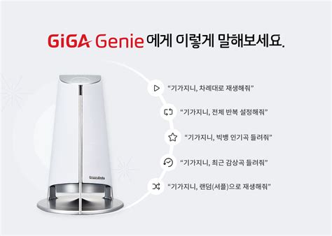 Giga Genie 에게 이렇게 말해보세요