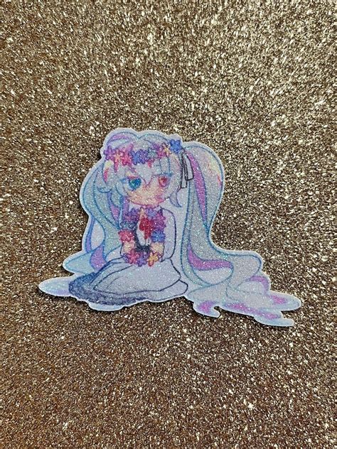 Glitter Pastel Niigo Miku Sticker Etsy Glitter Pastel Niigo Miku Sticker Etsy