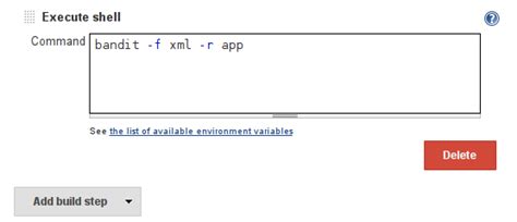 jelly s blog openstack bandit jenkins integration
