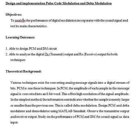 Solved Design And Implementation Pulse Code Modulation And