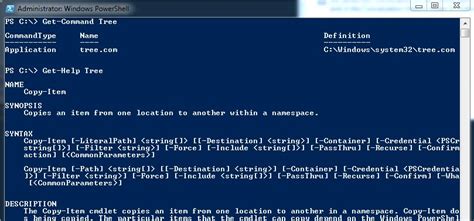 Powershell Help Tree Returns Help For Copy Item Super User