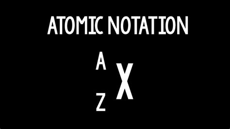 Atomic Notation Youtube