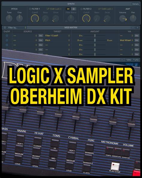 Logic X Sampler Dx Kit Tonelab