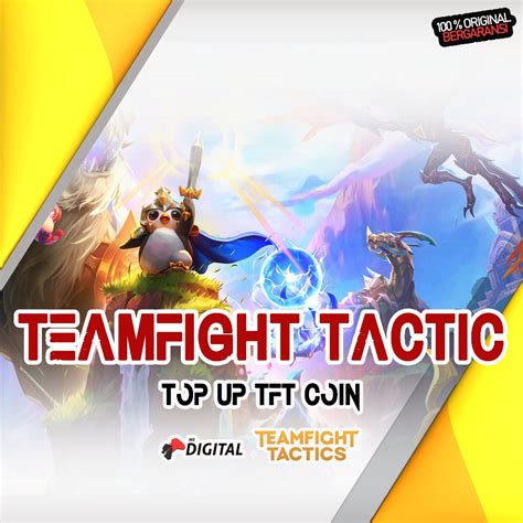 Jual 100 Legal Game Recharge Tft Teamfight Tactic Strategy Game