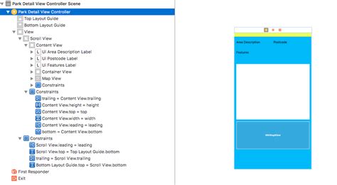 Objective C Ios Scrollview Needs Constraint For Y Position Or Height