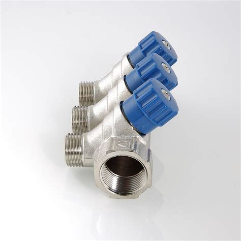 ᐉ Колектор Valtec з регулюючими вентилями НАР 3 вих х3/4"х1/2" VTc.560 ...