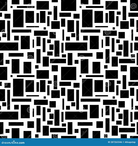 Seamless Pattern With Black Rectangles Stock Vector Illustration Of Backdrop Wallpaper 287263346 Seamless Pattern With Black Rectangles Stock Vector Illustration Of Backdrop Wallpaper 287263346