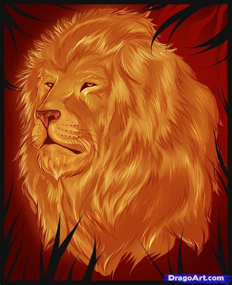 Lion Drawing Color At Explore Collection Of Lion