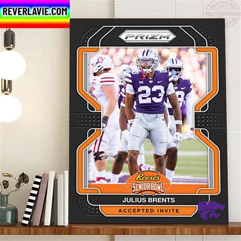 Reeses Senior Bowl Db Julius Brents Accepted Invite Home Decor Poster