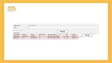 tạo database trong sql server 2014 r2s academy