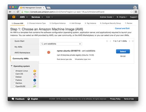 using aws · npm enterprise docs