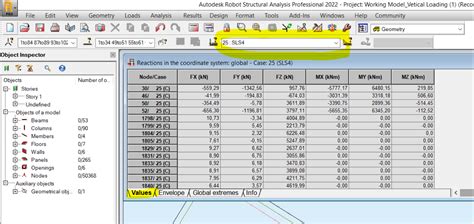 Too Many Records Presented In Results Table For One Load Case In Robot