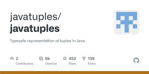 Github Javatuplesjavatuples Typesafe Representation Of Tuples In Java