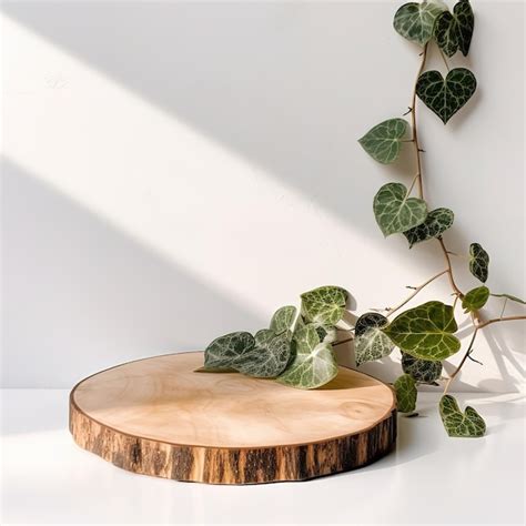 Premium Ai Image A Slice Of Tree Log