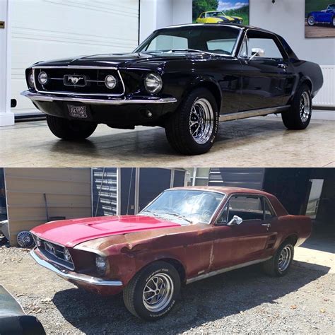 Mustang Restoration Before And After Fully Restored Mustangs