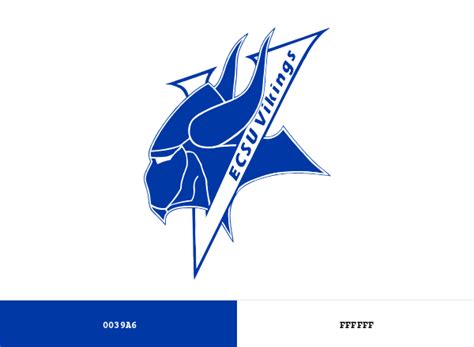 ecsu vikings brand color codes