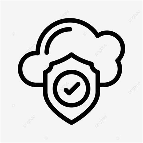 Protection Data Storage Black Vector Data Storage Black Illustration
