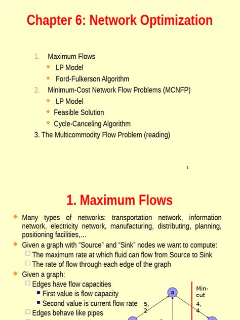 Chapter 6 Network Flows Optimization Pdf Theoretical Computer Science Mathematical