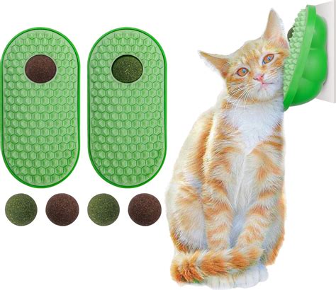 Cat Nip Ball Cat Toy With Cover Qty 1 Self Adhesive Catnip Balls Cute Cat Toys