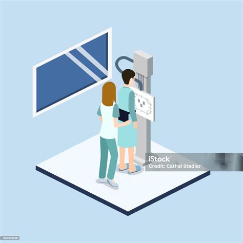 아이소메트릭 3d 벡터 일러스트 레이 션 뢴트겐의 X 선 연구입니다 3차원 초음파에 대한 스톡 벡터 아트 및 기타 이미지 3