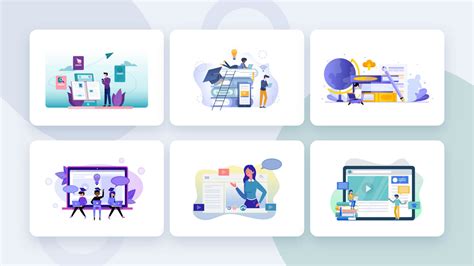 E Learning Training Illustrations Powerpoint Template And Google Slides Theme